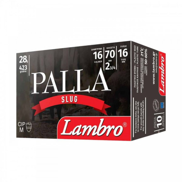 Patron Lambro 16/70 Palla Slug Brenneke 28g