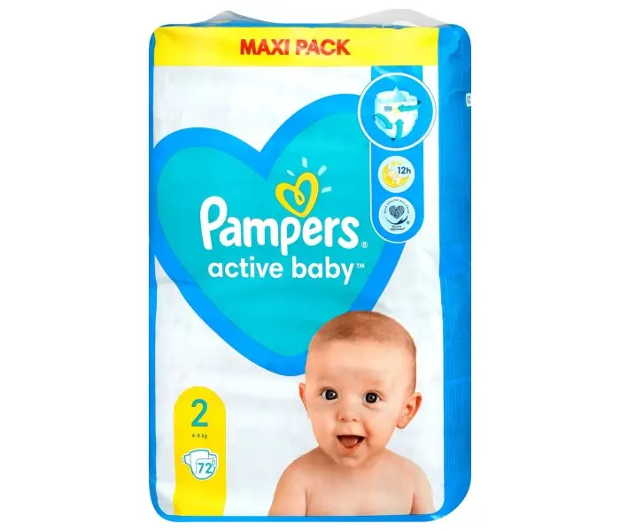 PAMPERS Pelene Active Baby 2 72/1
