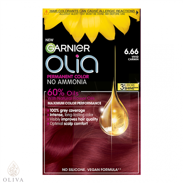 GARNIER OLIA 6.66 BOJA ZA KOSU KARMIN CRVENA