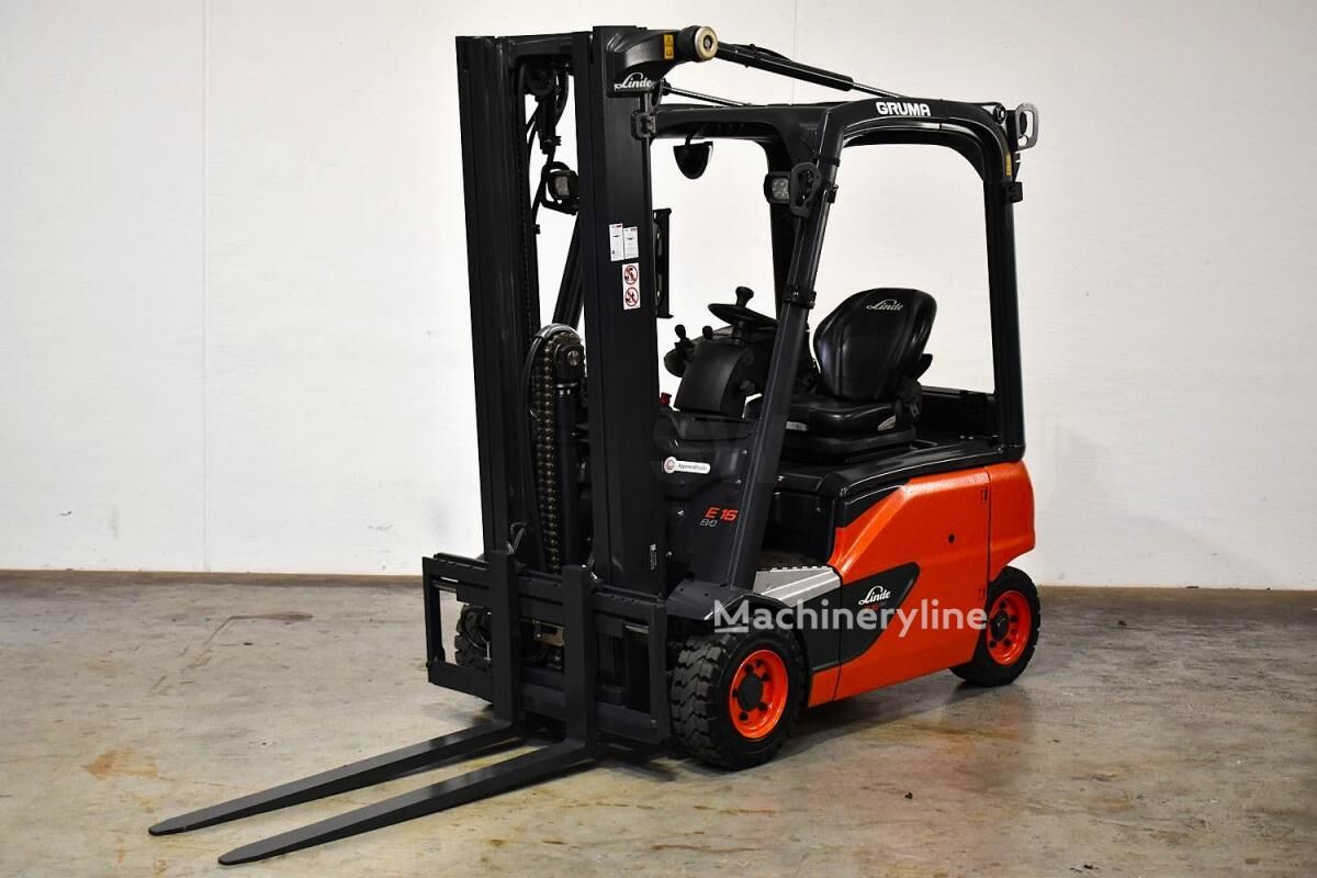 Linde E 16 P EVO 386-02 električni viljuškar