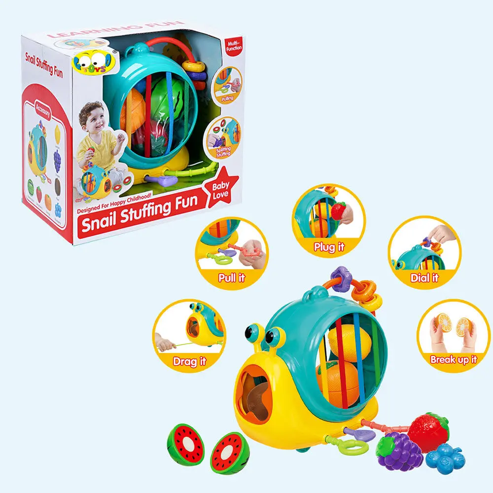 Toys Igračka Aktiviti Puž, Šarena