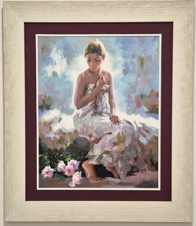 DRAGAN PETROVIC PAVLE – ULJE NA PLATNU – 86X74CM – BALERINA