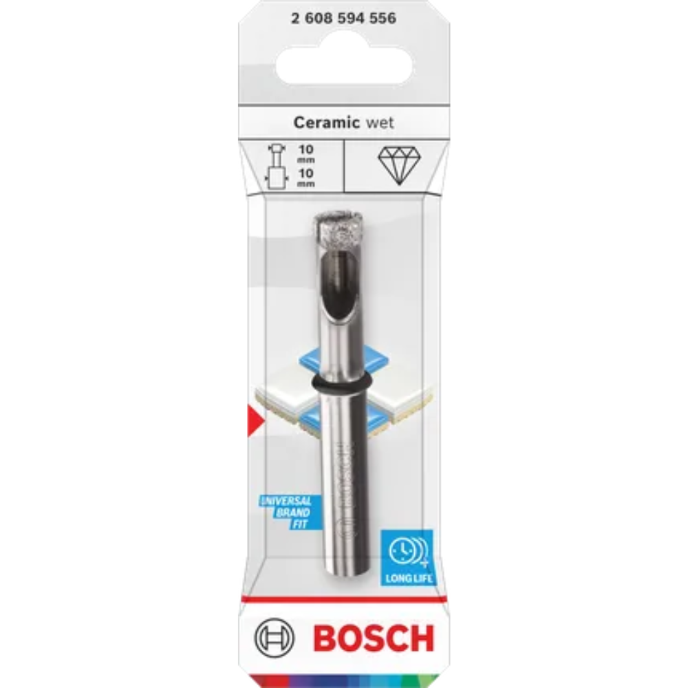 Bosch – Dijamantska burgija za keramiku za mokro bušenje 10mm – 2608594556