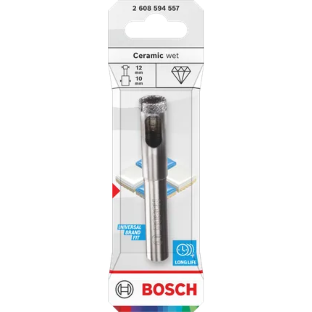 Bosch – Dijamantska burgija za keramiku za mokro bušenje 12mm – 2608594557