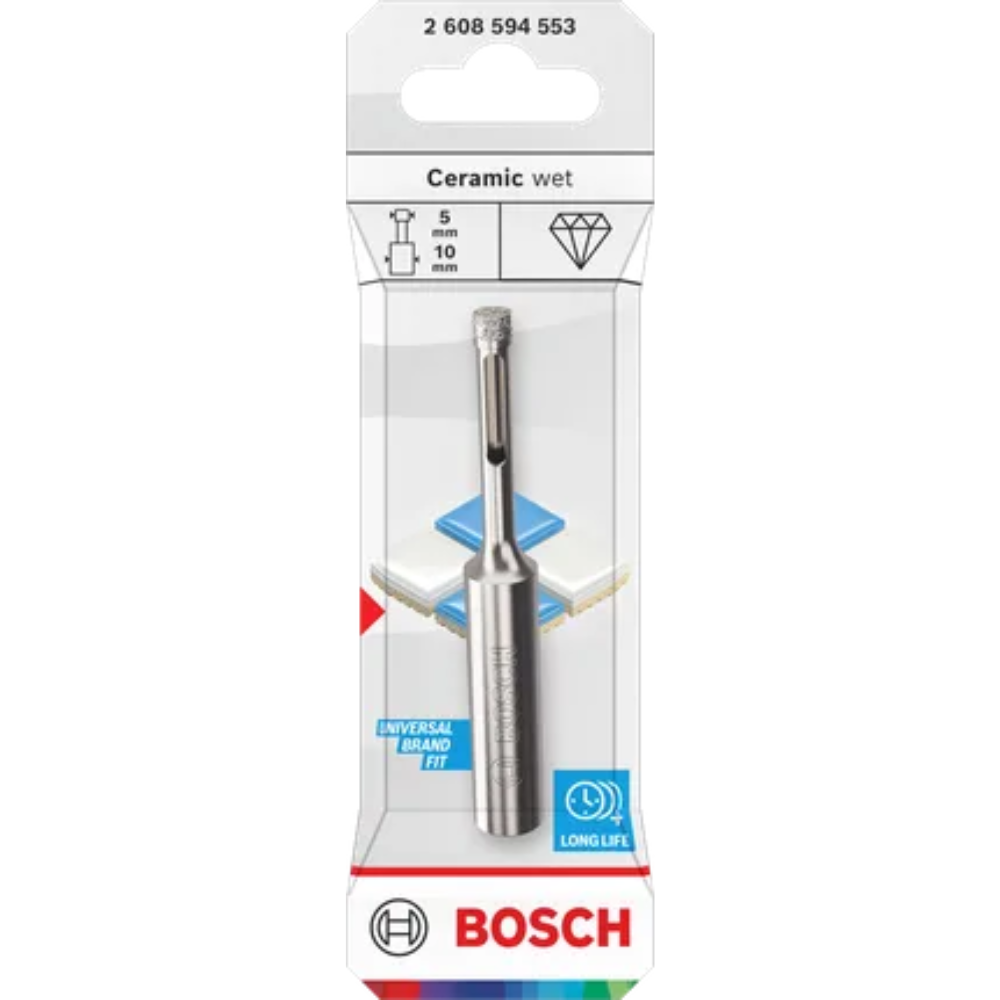 Bosch – Dijamantska burgija za keramiku za mokro bušenje 5mm – 2608594553