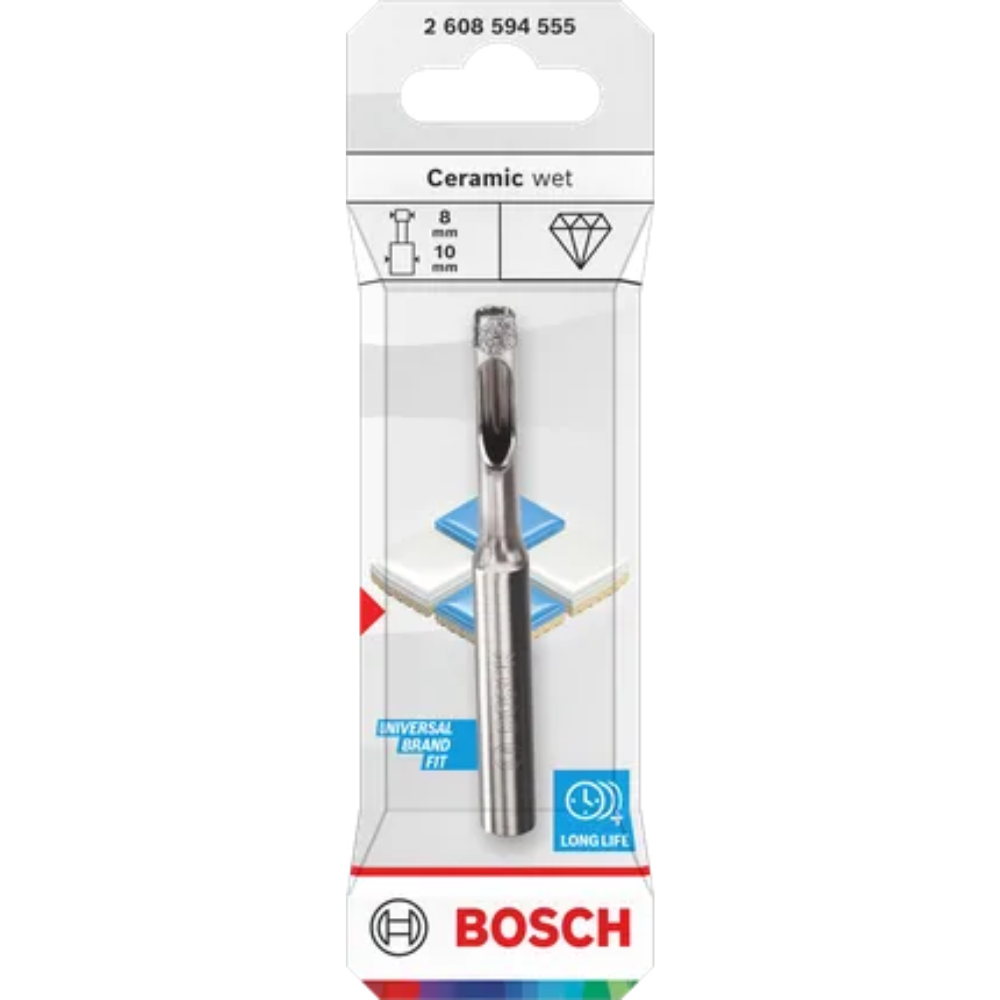 Bosch – Dijamantska burgija za keramiku za mokro bušenje 8mm – 2608594555