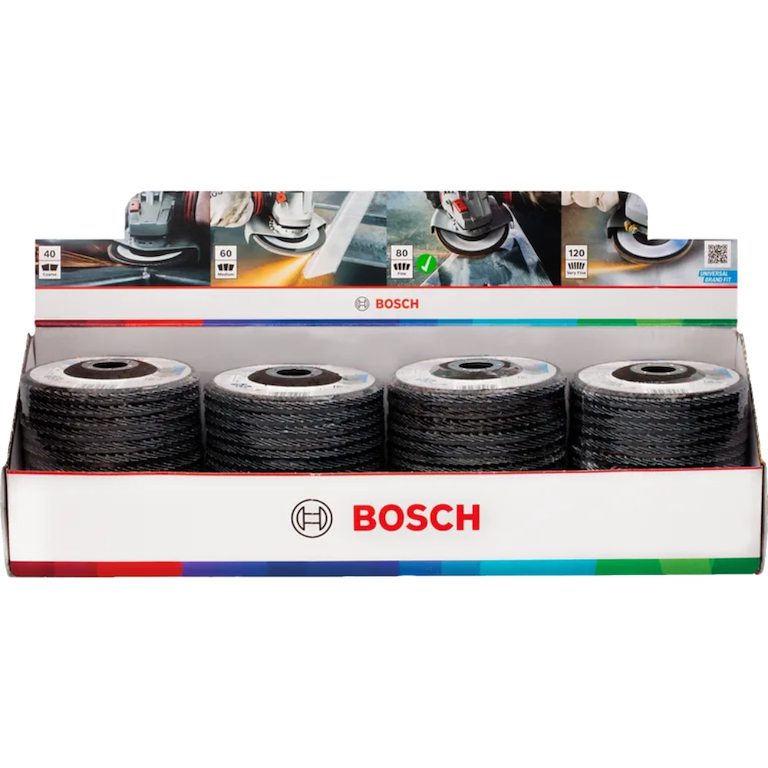 Bosch – X451 Lamelasti disk Ø115 T27 G80 Displej – 2608626133