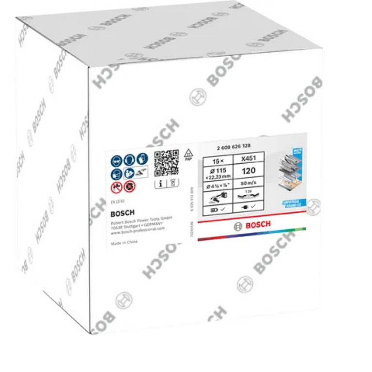 Bosch – X451 Lamelasti disk Ø115 T29 G120 15 kom- 2608626170