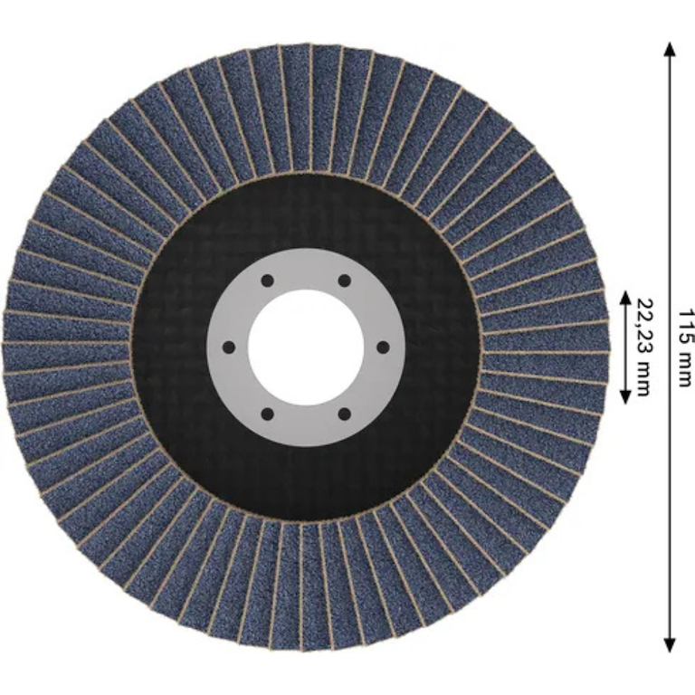 Bosch – X451 Lamelasti disk Ø115 T29 G40 15 kom – 2608626167