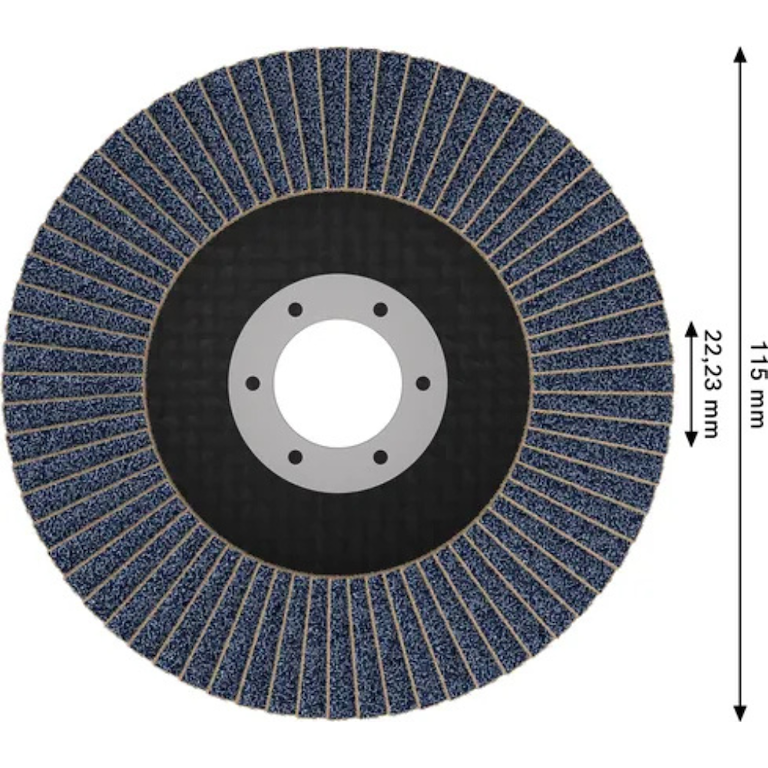 Bosch – X451 Lamelasti disk Ø115 T29 G80 15 kom- 2608626169