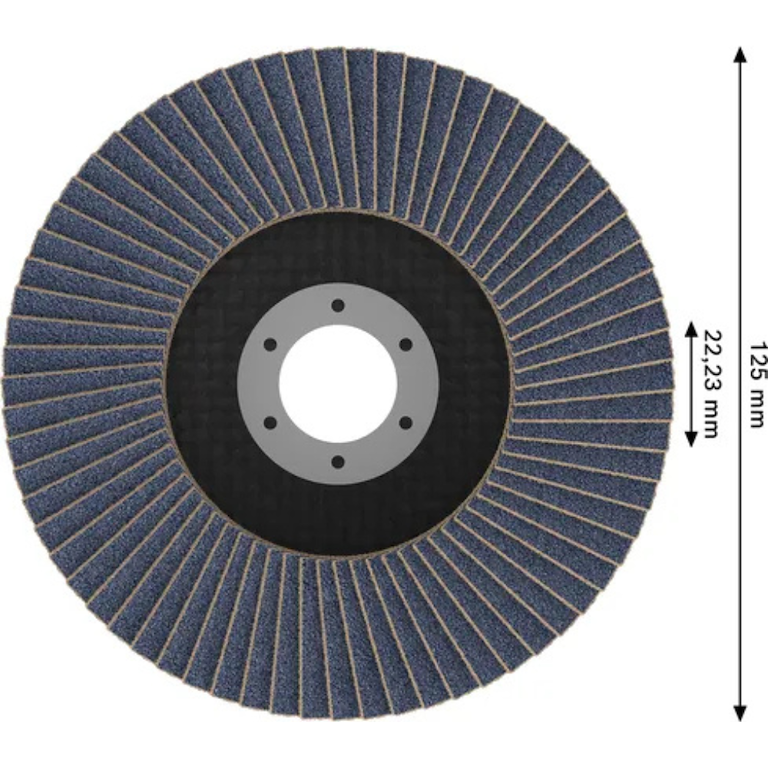 Bosch – X451 Lamelasti disk Ø125 T27 G40 15 kom – 2608626179
