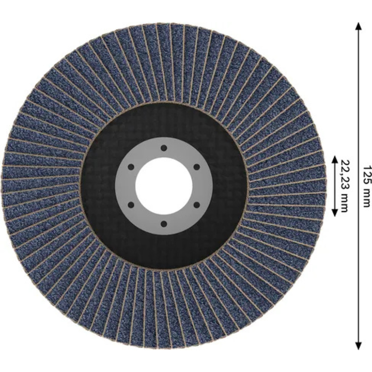 Bosch – X451 Lamelasti disk Ø125 T27 G60 15 kom – 2608626180