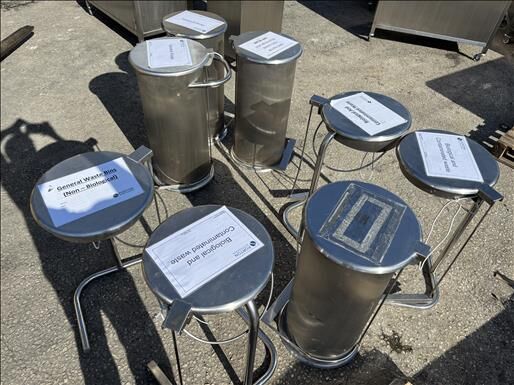 Teknomek Stainless bins ostala oprema za preradu hrane