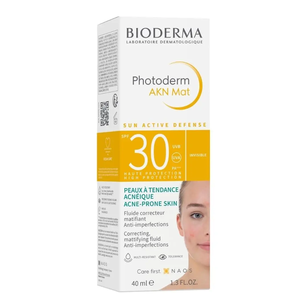 BIODERMA Photoderm AKN Mat SPF30 Krema sa Matirajućim Efektom 40 mL
