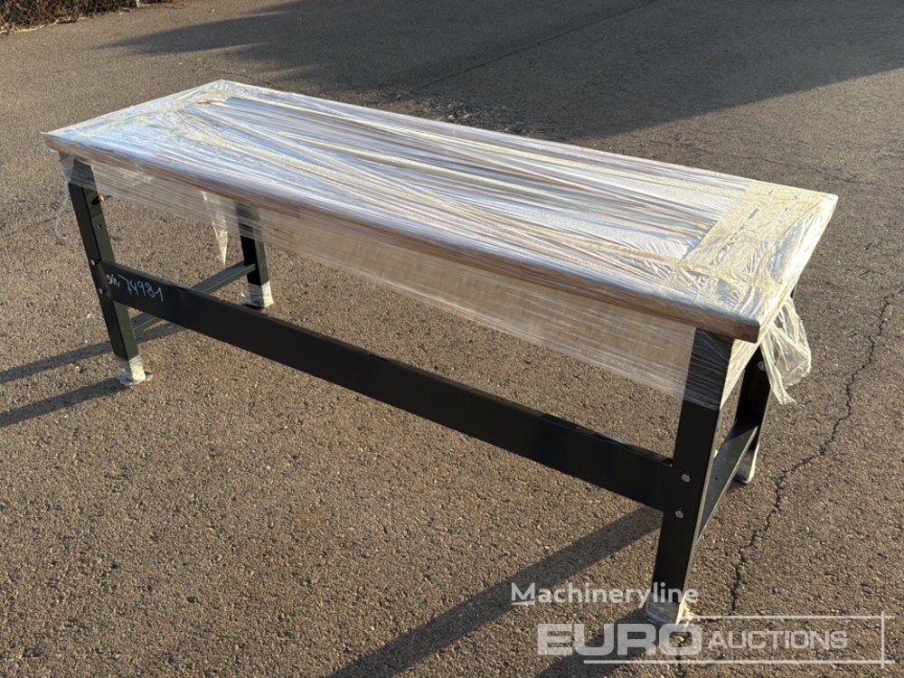 Prodaje se Wooden Work Table (2 of) radni sto od nerđajućeg čelika na aukciji