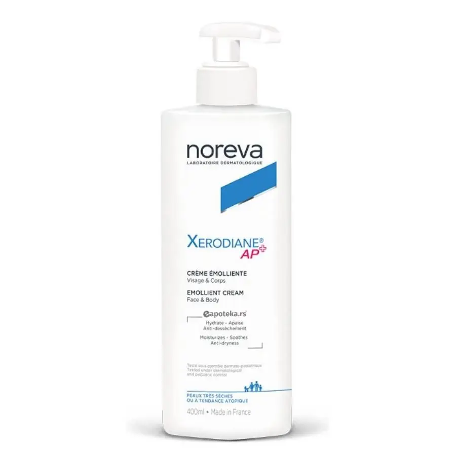 noreva XERODIANE® AP+ Emolijentna Krema za Lice i Telo 400 mL