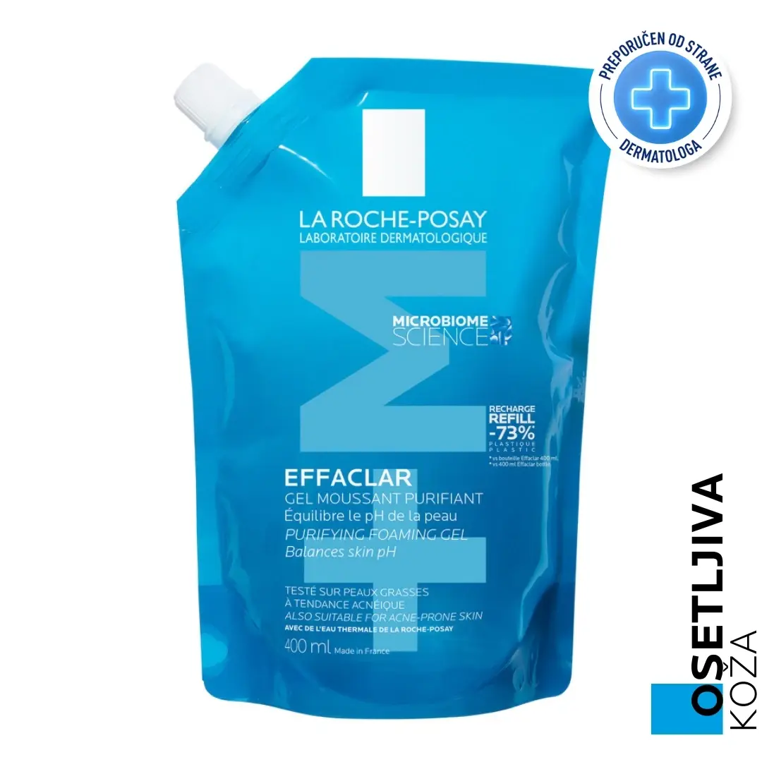 LA ROCHE-POSAY Gel za čišćenje lica REFILL 400ml