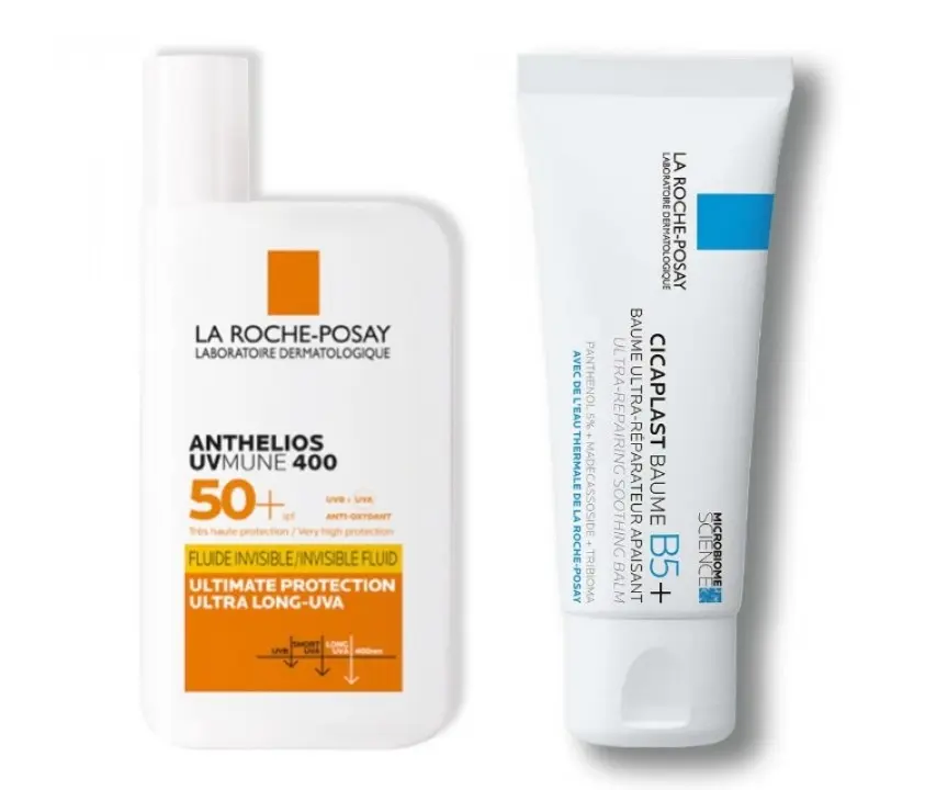 La Roche Posay Set krema za lice Anthelios UV MUNE F50+ 50ml + Cicaplast Baume B5+ 40ml