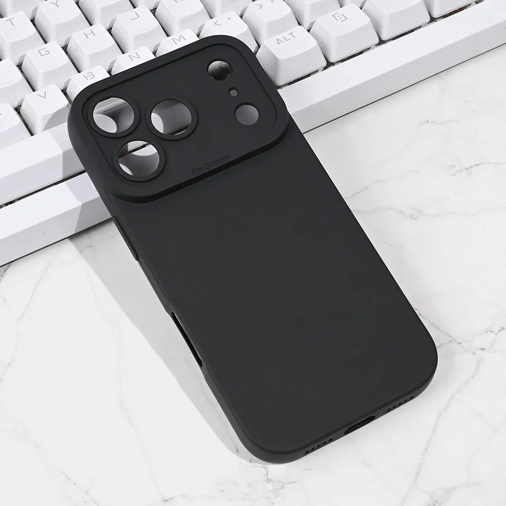 Maska Silikon Pro Camera za iPhone 17 Pro 6.3 crna