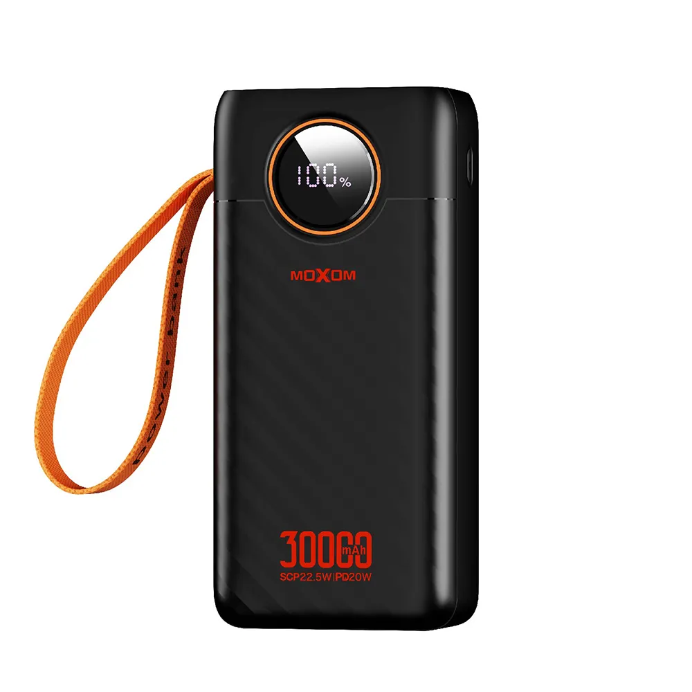 Power Bank Moxom-PB167 super fast USB/PD 22.5W/20W 30000 mAh crni