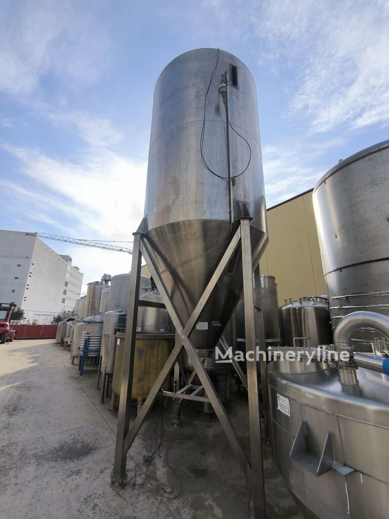 DEPOSITO VERTICAL PARA SOLIDOS ACERO INOXIDABLE 11.000 LITROS CO industrijski rezervoar