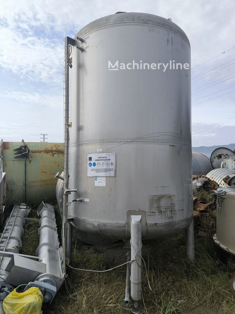 DEPOSITO VERTICAL ACERO INOXIDABLE 9.000 LITROS industrijski rezervoar