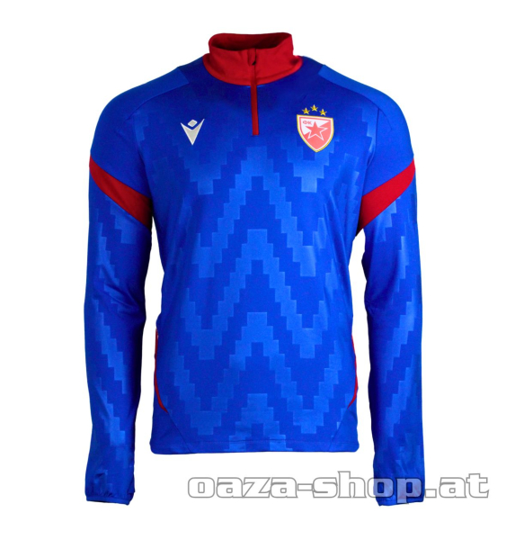 Macron 1/4 zip trening duks CZ 2025/26 royalblue