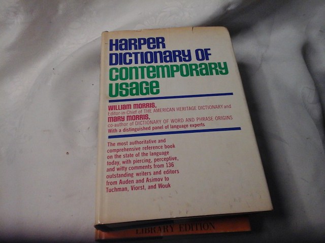 Harper dictionary of contemporary usage William Morris