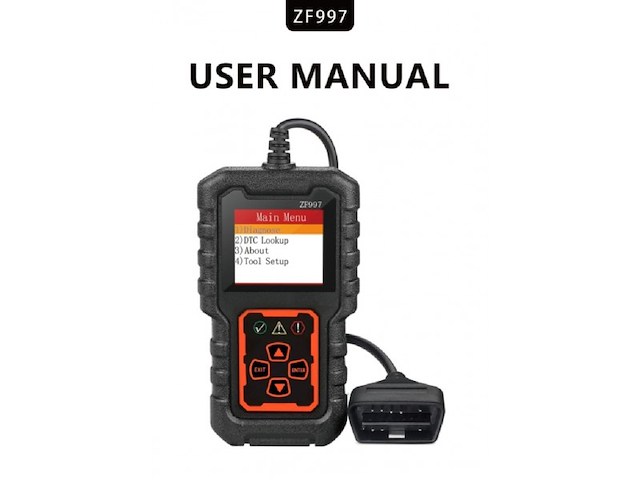 ZF997 OBD2 Skener za automobil / dijagnostika LFH