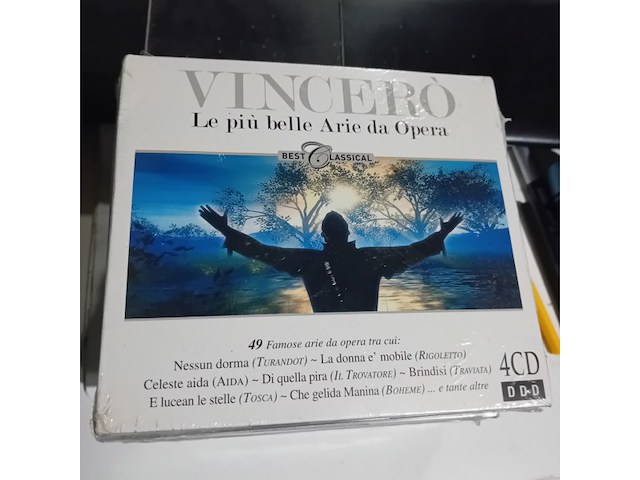 vincero - 4 cd - novo