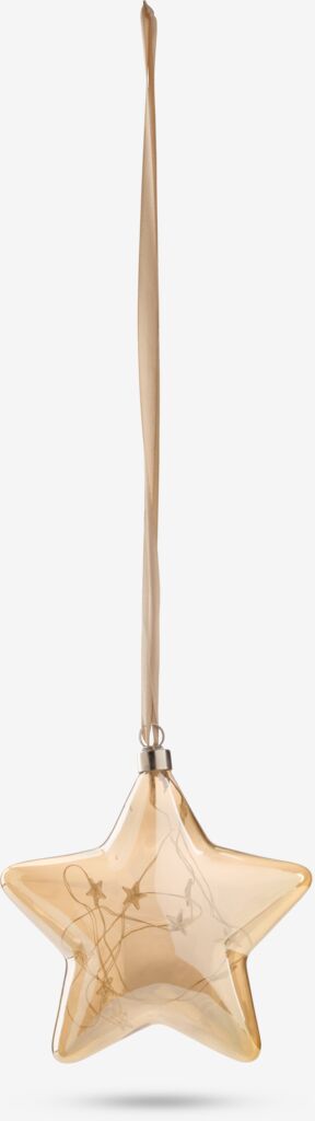 XMAS star STJERNE W15xL5xH15cm w/LED