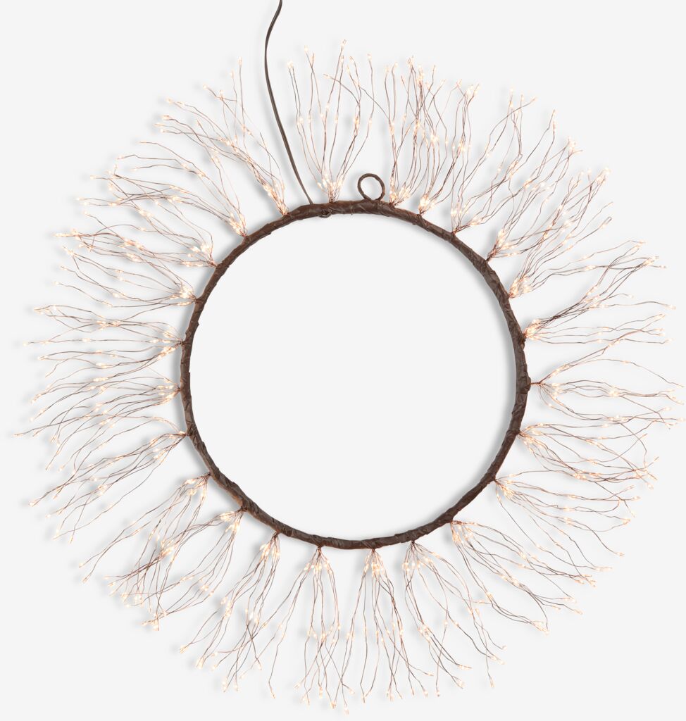 XMAS Wreath PYROP Ø25cm w/720LED