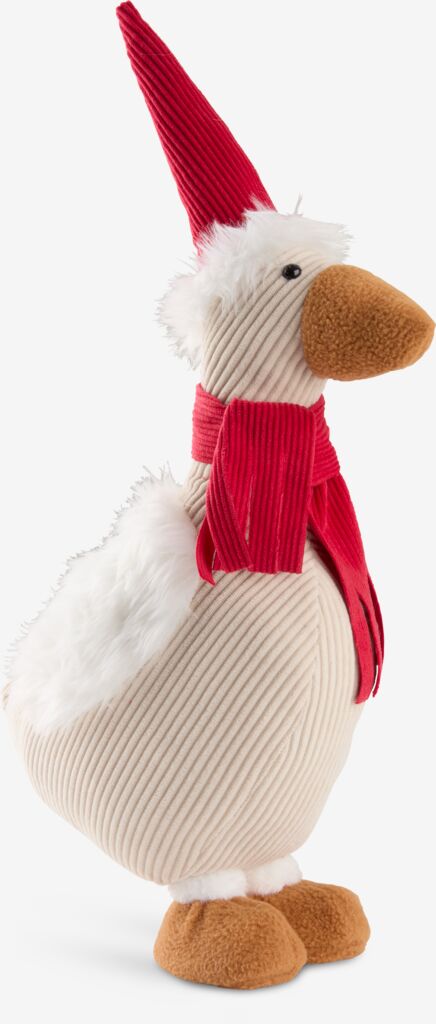 XMAS Duck VILI H48cm off-white