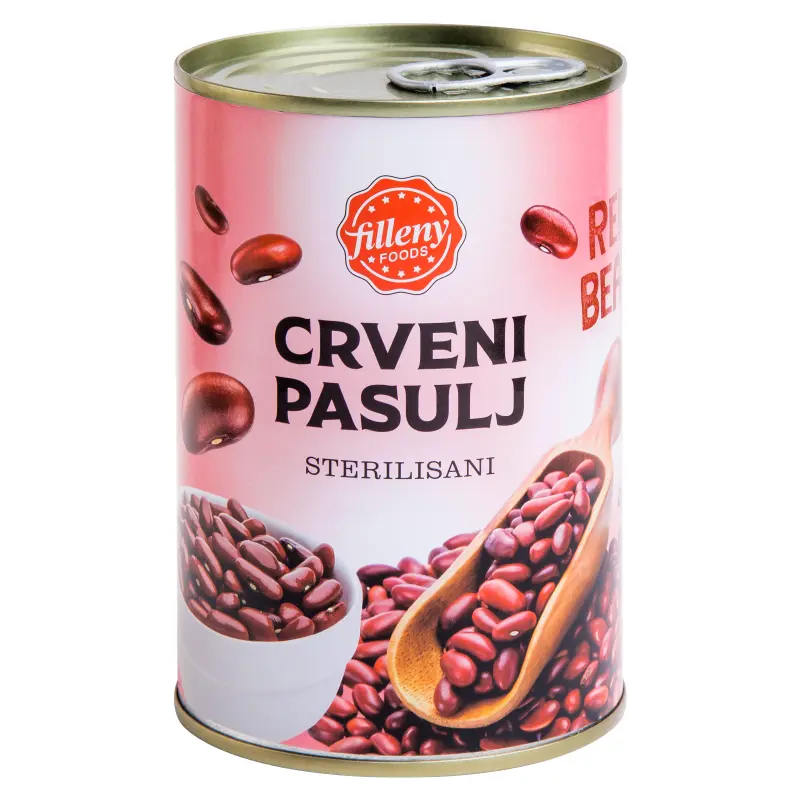 FILLENY FOODS Crveni pasulj limenka, 400g