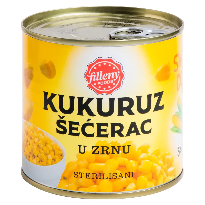 FILLENY FOODS Kukuruz šećerac limenka, 340g