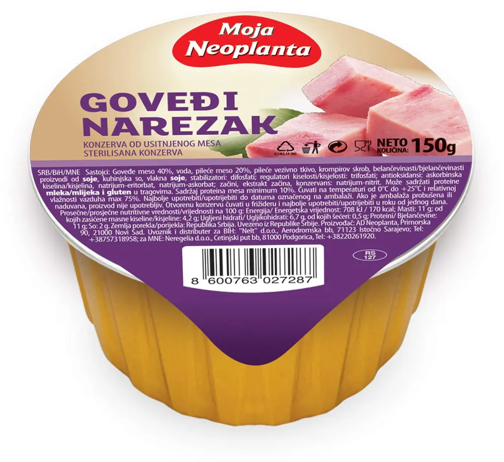 Neoplanta Goveđi narezak, 150 g