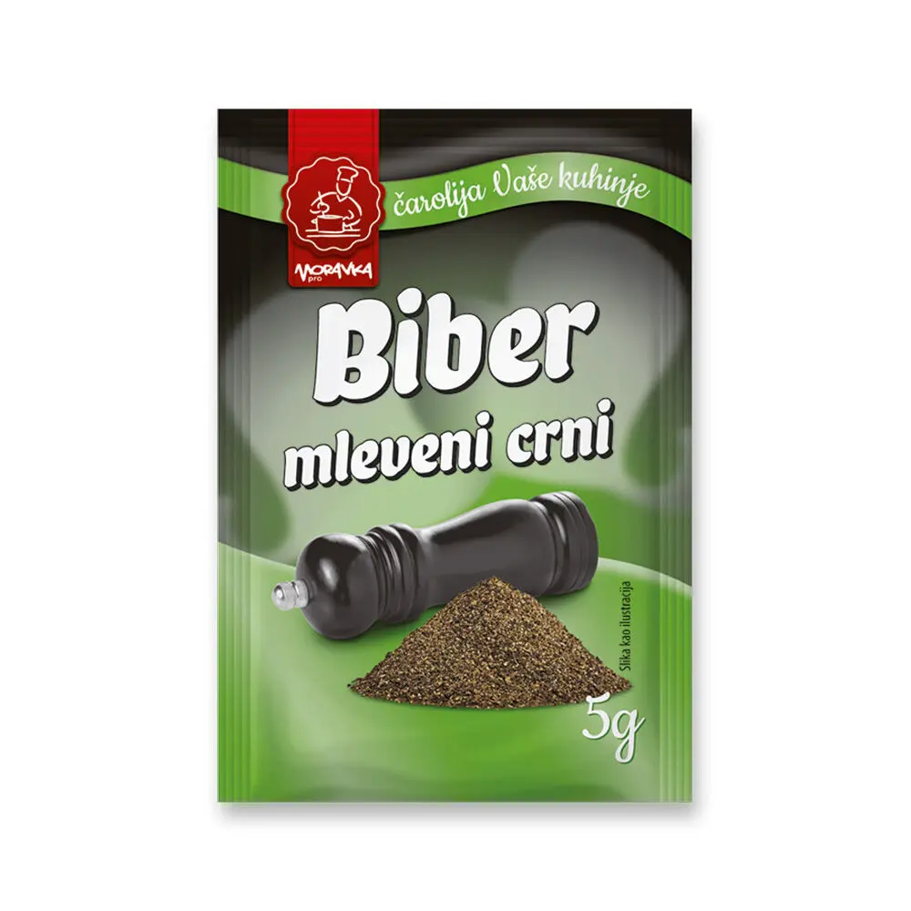Moravka Mleveni biber, Crni, 5g