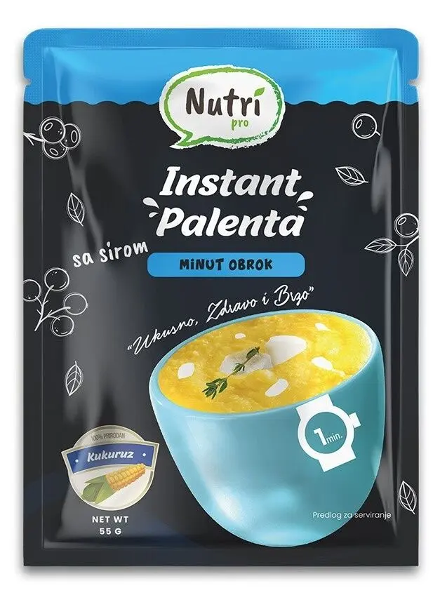Moravka Instant palenta sa sirom Nutri pro, 55g