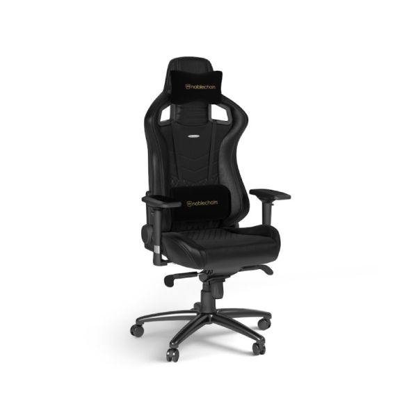 NOBLECHAIRS Gejmerska stolica Epic Real Leather, crna