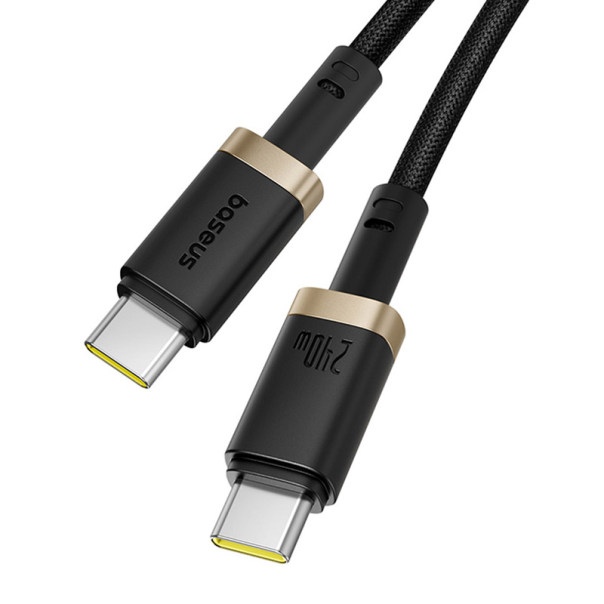 Kabel Baseus Dura Fast Charging Data Cable USB-C na USB-C 240W 1m Gold Black