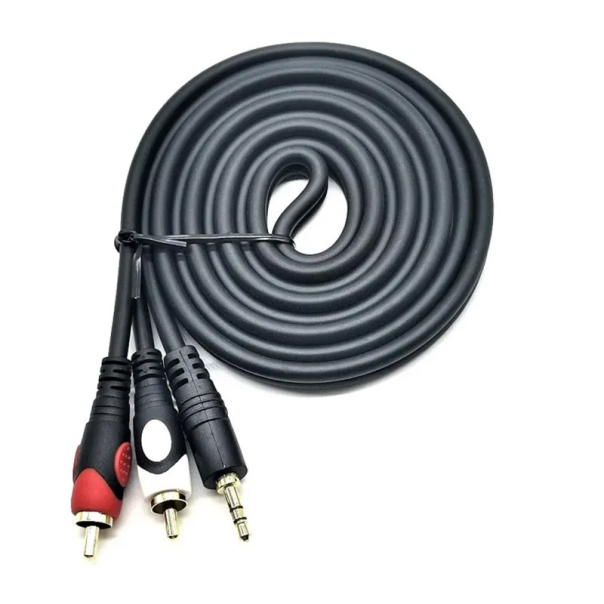 Audio kabel 2RCA na 3,5 mm JWD-AU01 1.8m