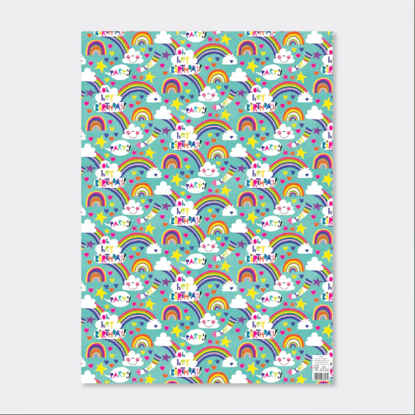 Ukrasni papir - Oh Hey Birthday! Rainbows