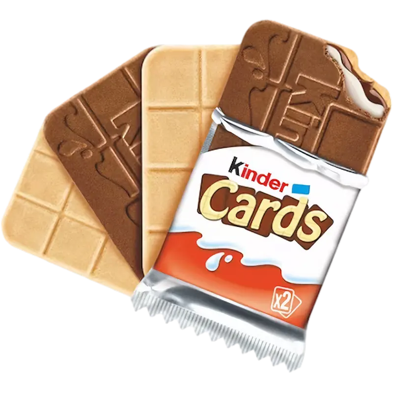 Kinder Biskvit Cards, 2x25,6g