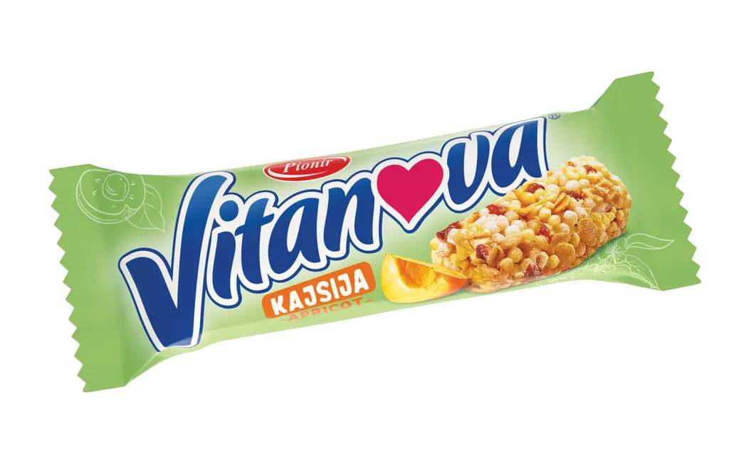 Pionir Vitanova bar no sugar, Kajsija, 20g