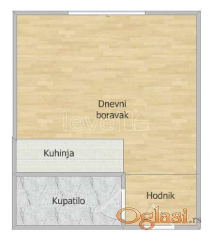 NOVI SAD - NOVO NASELJE - 22.00 m2