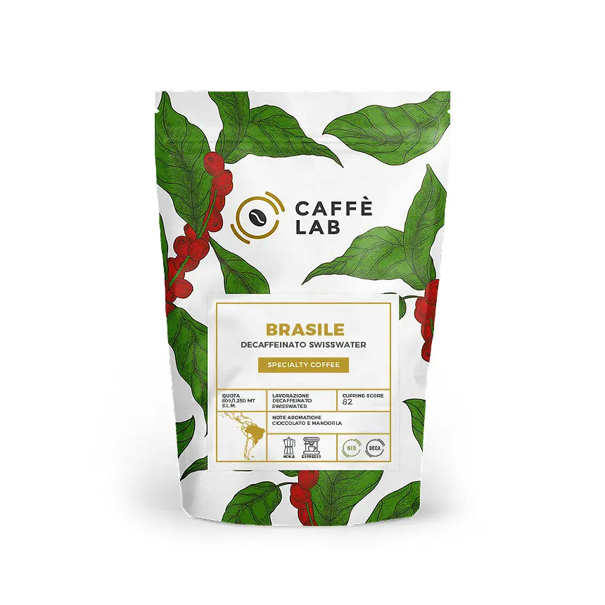 Caffe Lab Brasile Swisswater bez kofeina u zrnu 250g