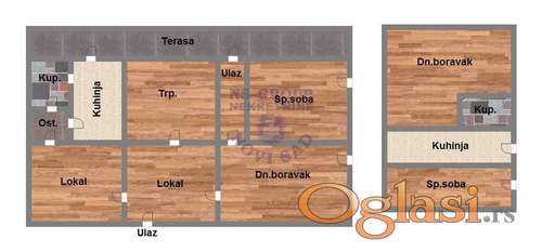 Prizemna kuca 251m2 - Titel