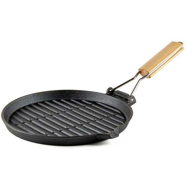 MUHLER Gril tiganj od livenog gvožđa 26x2cm Tika MR-2617CI