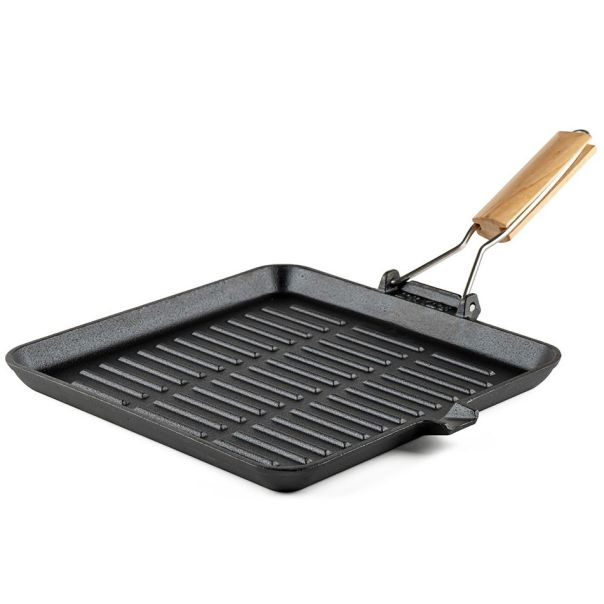 MUHLER Gril tiganj od livenog gvožđa 28x28cm Tika MR-2826CI