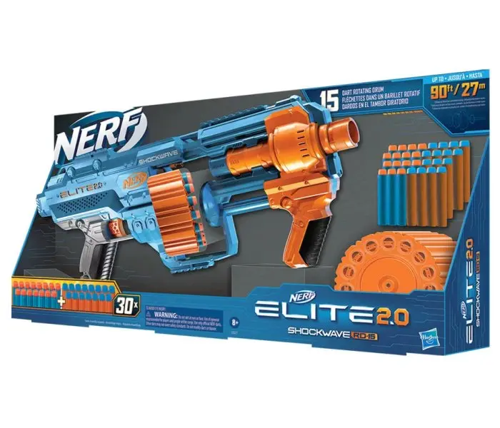 HASBRO Dečija igračka puška Nerf Elite 2 Shockwave RD 15
